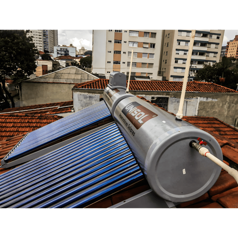 Aquecedor Solar A Vácuo Acoplado (150 a 300 ) Litros Unisol ...