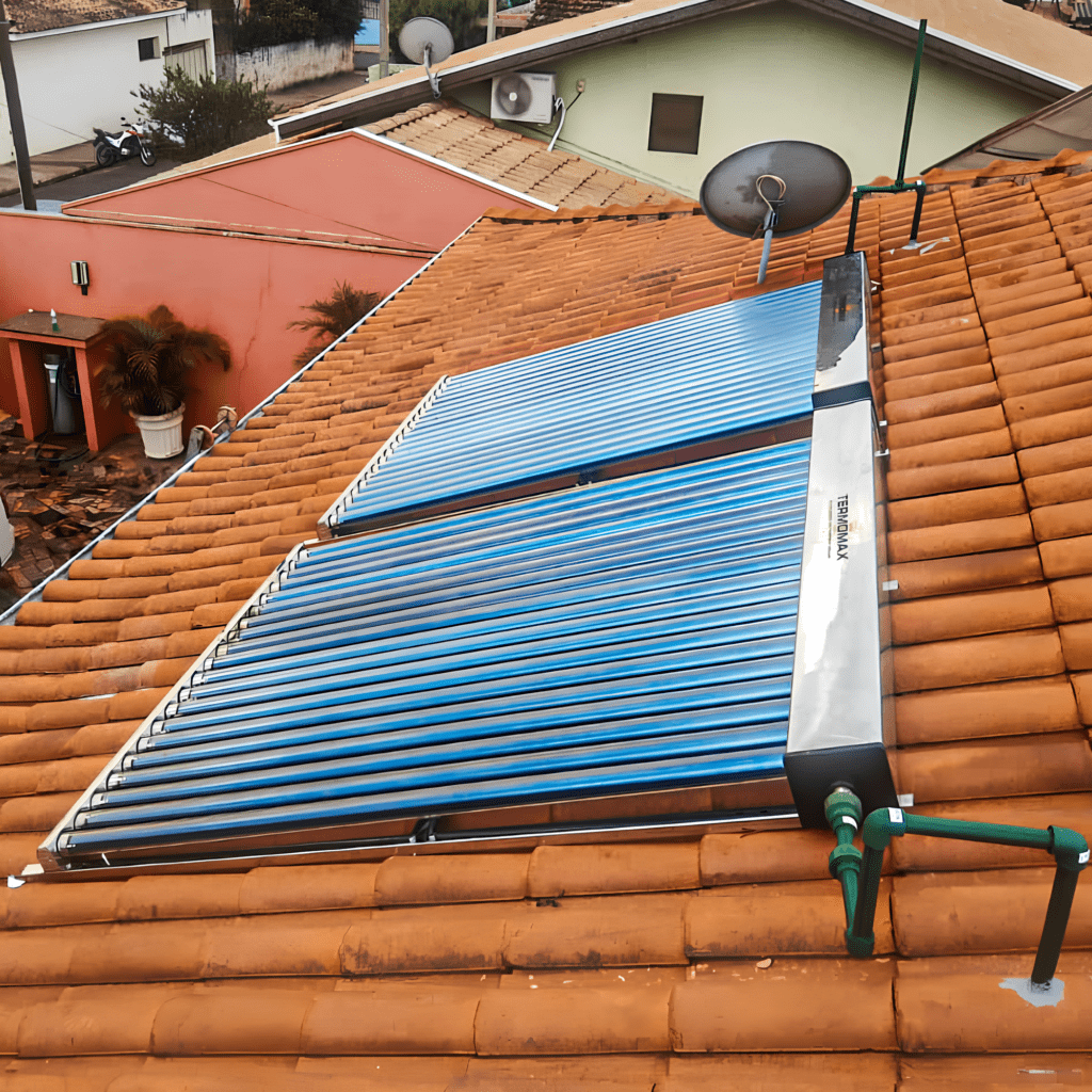 Coletor Aquecedor Solar A Vácuo Aço Inoxidavel (15 a 30) Tubos – Loja ...